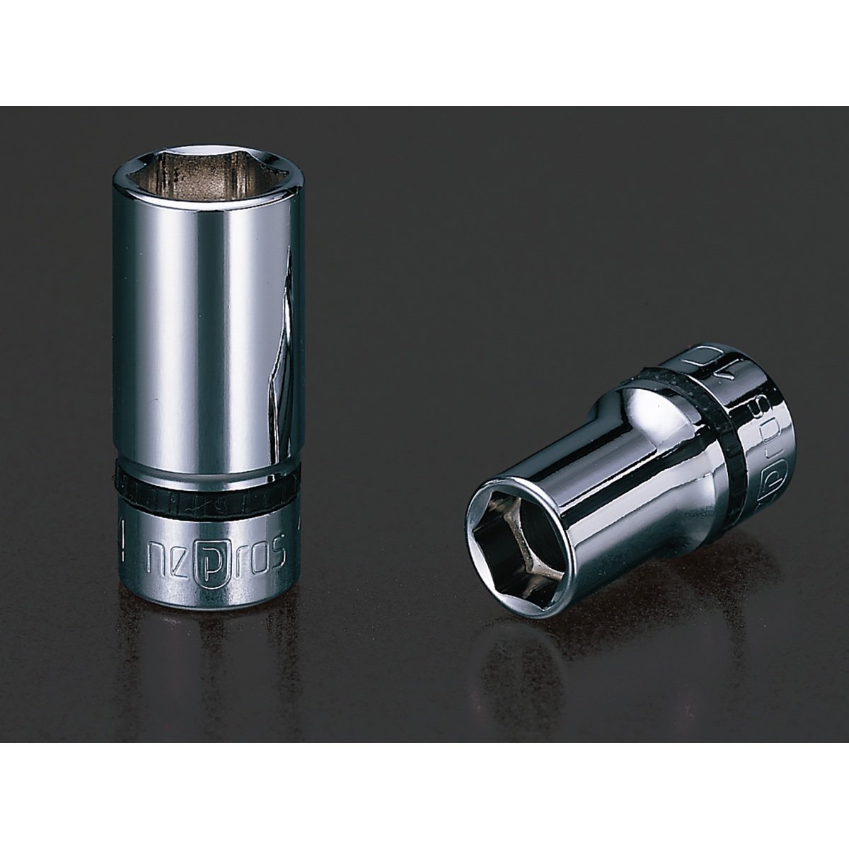 3/8"sq. SAE Semi-Deep Sockets (6pt.) | nepros Tools