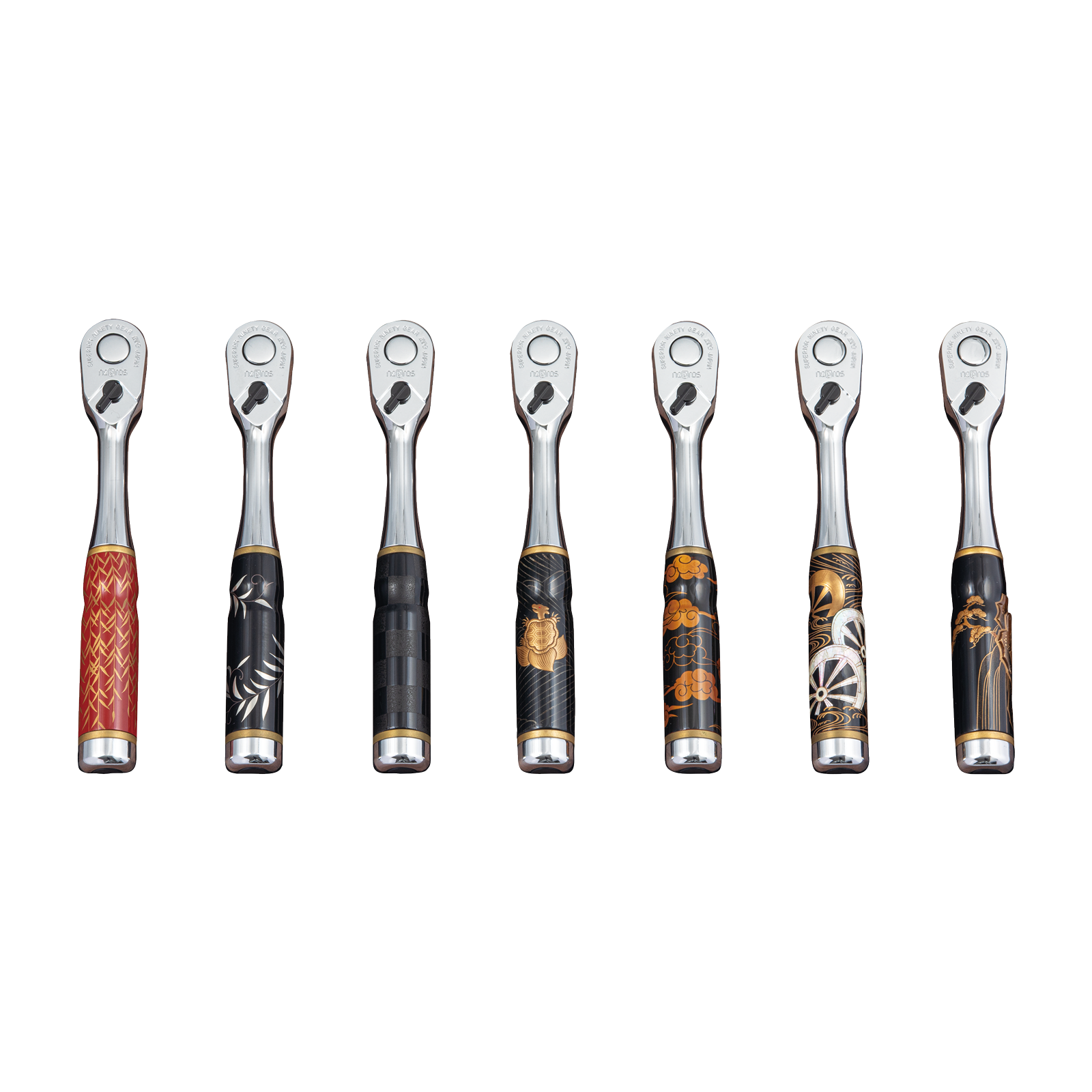 nepros URUSHI Ratchet Handle With Walnut Tool Set | nepros Tools