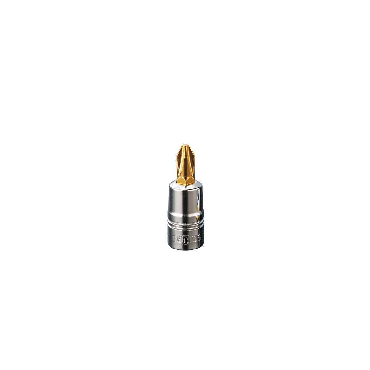 1/4"sq. Phillips Screw Bit Socket (Stubby) | nepros Tools